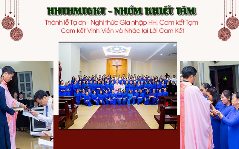 Thánh lễ Tạ ơn và nghi thức Gia nhập HH- Cam kết Tạm - Cam kết Vĩnh ...
